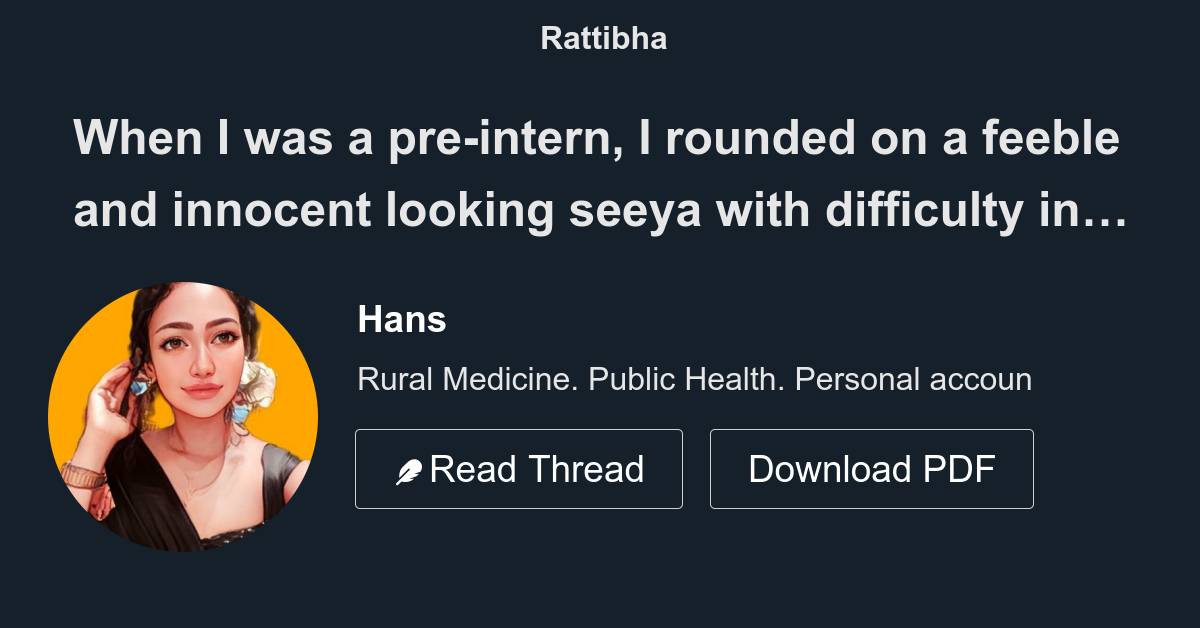 When I Was A Pre intern I Rounded On A Feeble And Innocent Looking when-i-was-a-pre-intern-i-rounded-on-a-feeble-and-innocent-looking