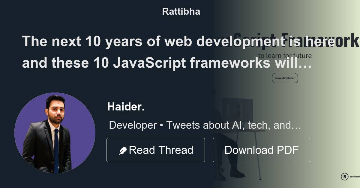 The next 10 years of web development is here and these 10 JavaScript frameworks will dominate ...