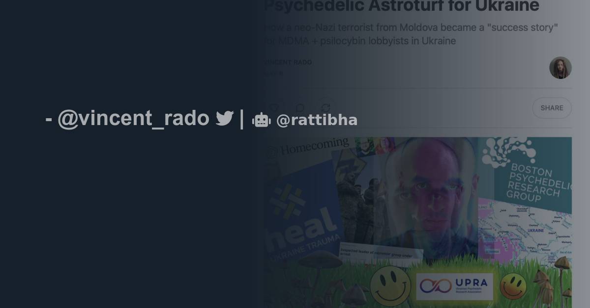 - Thread from Vincent Rado @vincent_rado - Rattibha