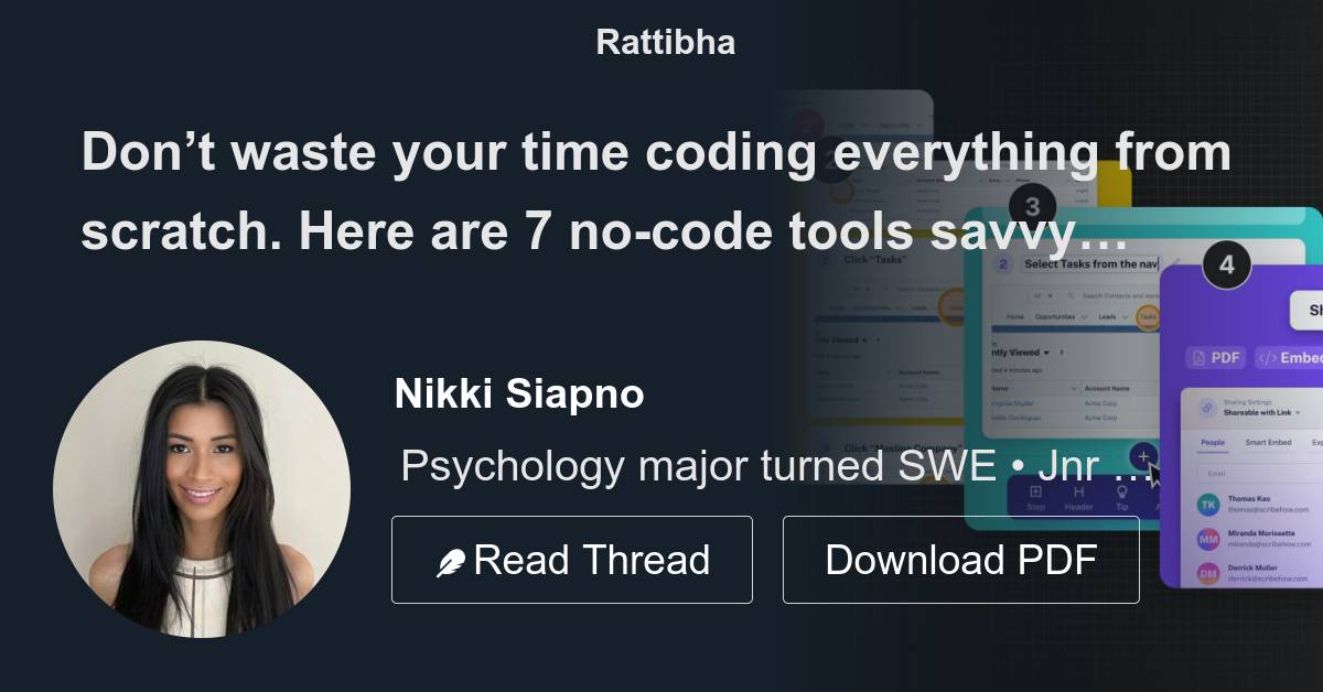Don’t waste your time coding everything from scratch. Here are 7 no ...
