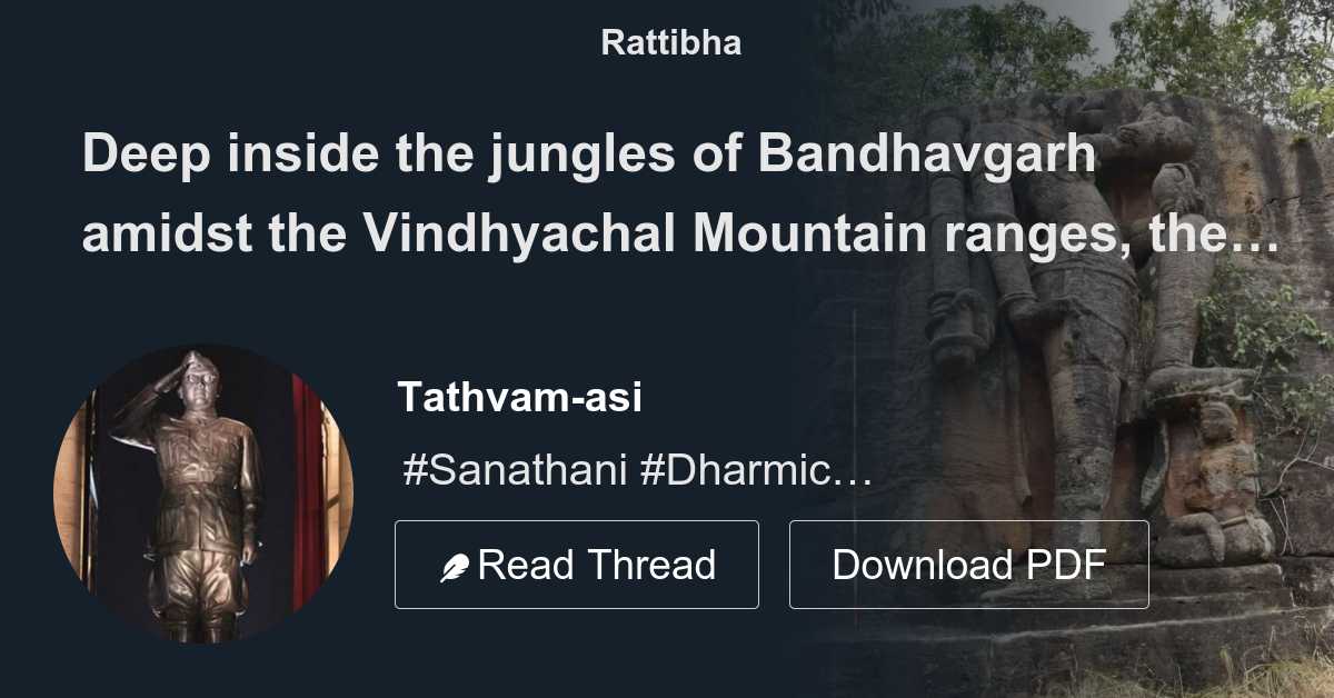 Deep inside the jungles of Bandhavgarh amidst the Vindhyachal Mountain ...