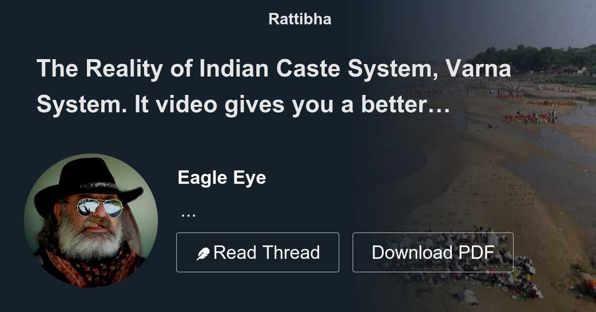The Reality of Indian Caste System, Varna System. It video gives you a ...