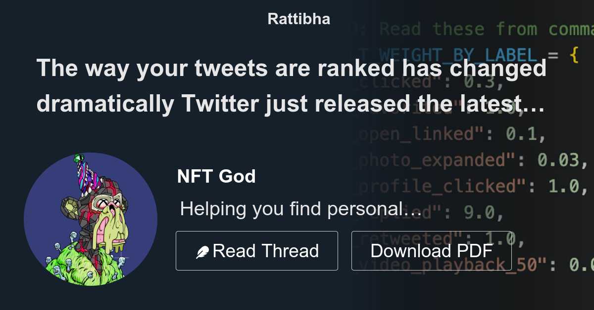 The way your tweets are ranked has changed dramatically Twitter just ...