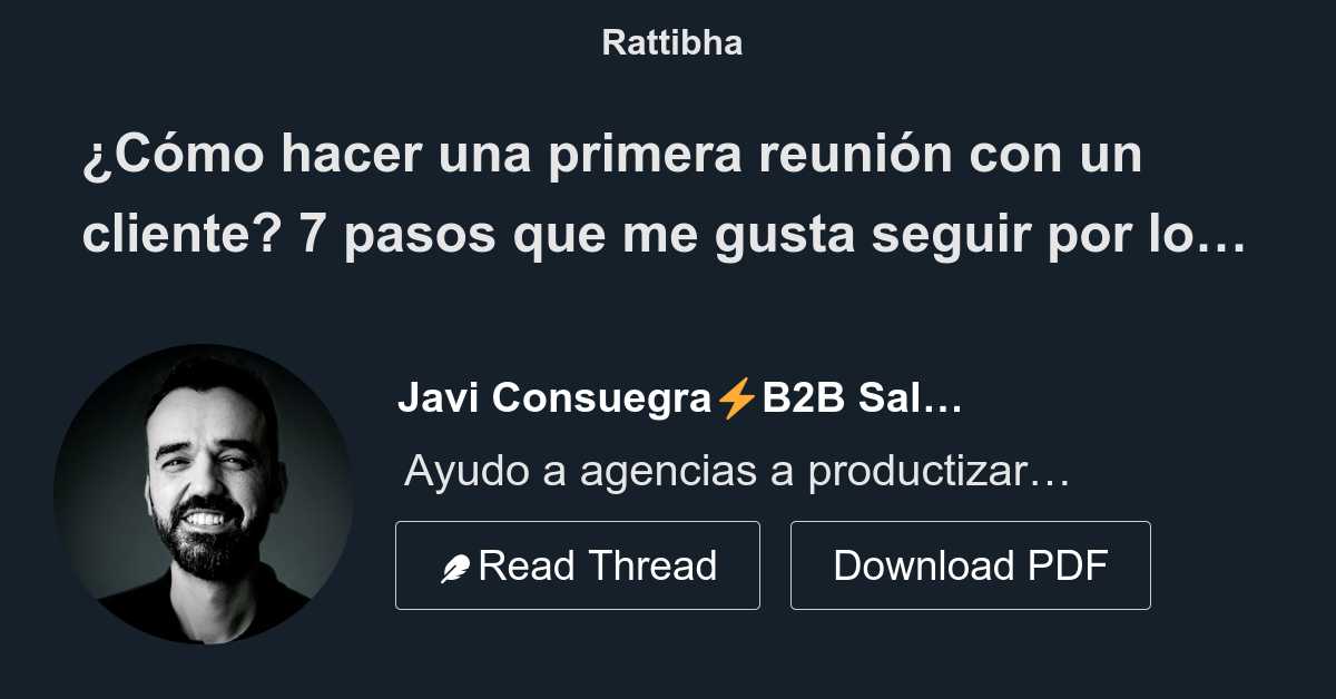 ¿Cómo hacer una primera reunión con un cliente? 7 pasos que me gusta ...