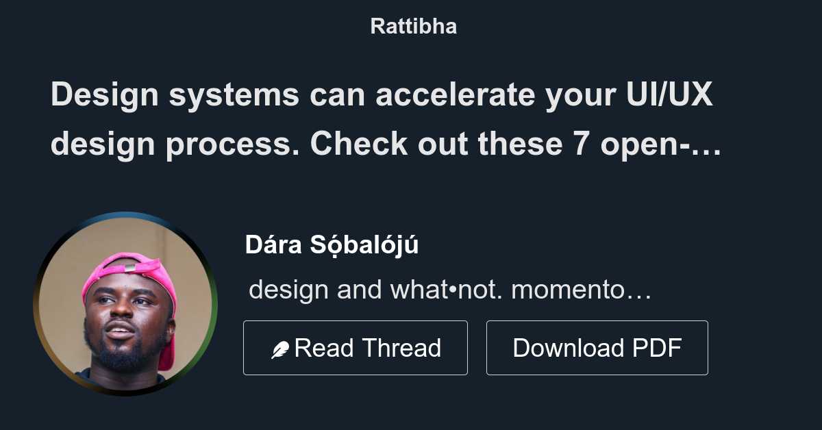 Design systems can accelerate your UI/UX design process. Check out ...