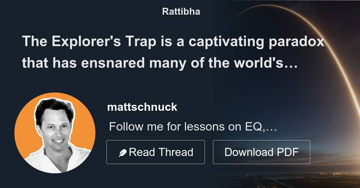 The Explorer's Trap is a captivating paradox that has ensnared many of ...