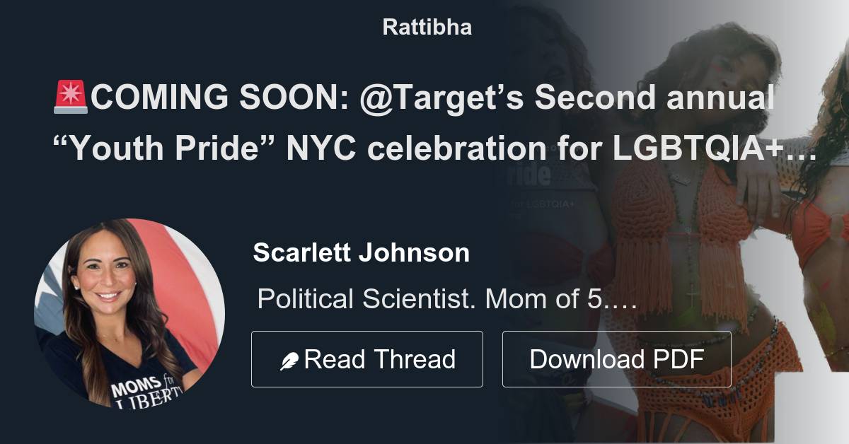 🚨COMING SOON: @Target’s Second annual “Youth Pride” NYC celebration for LGBTQIA+ youth and ...