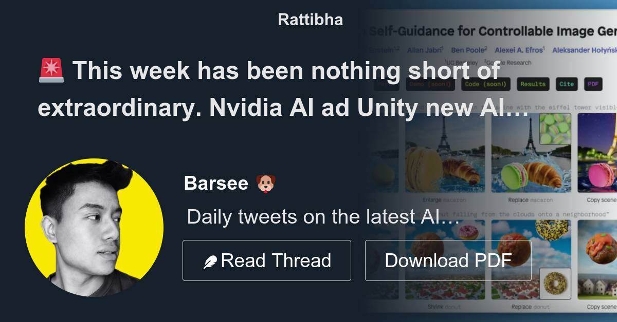 🚨 This week has been nothing short of extraordinary. Nvidia AI ad Unity ...