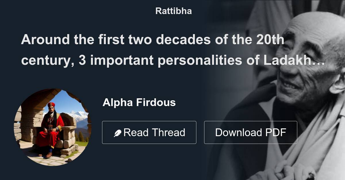 Around the first two decades of the 20th century, 3 important ...