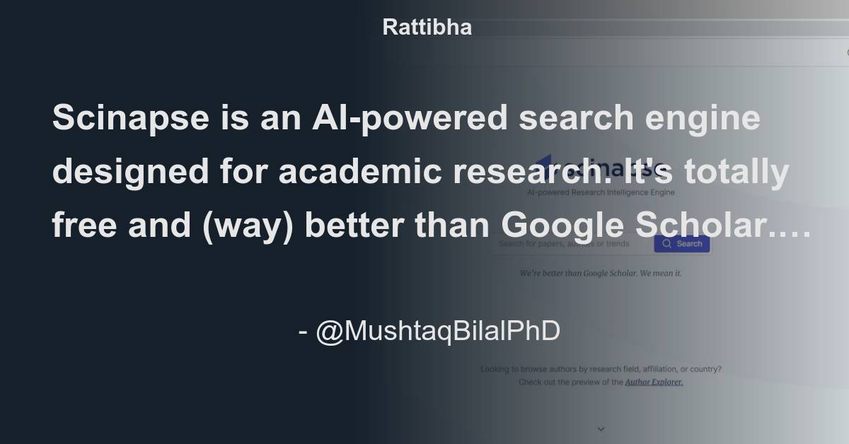 Scinapse is an AI-powered search engine designed for academic research ...