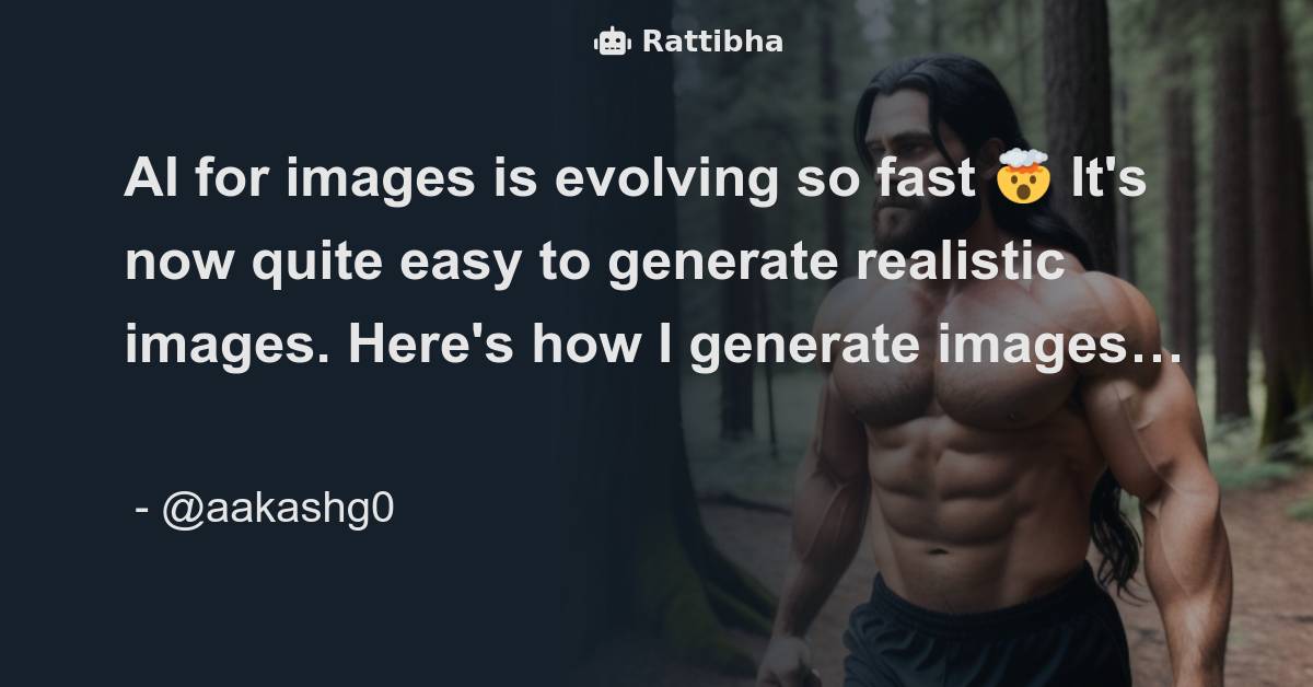 AI for images is evolving so fast 🤯 It's now quite easy to generate ...