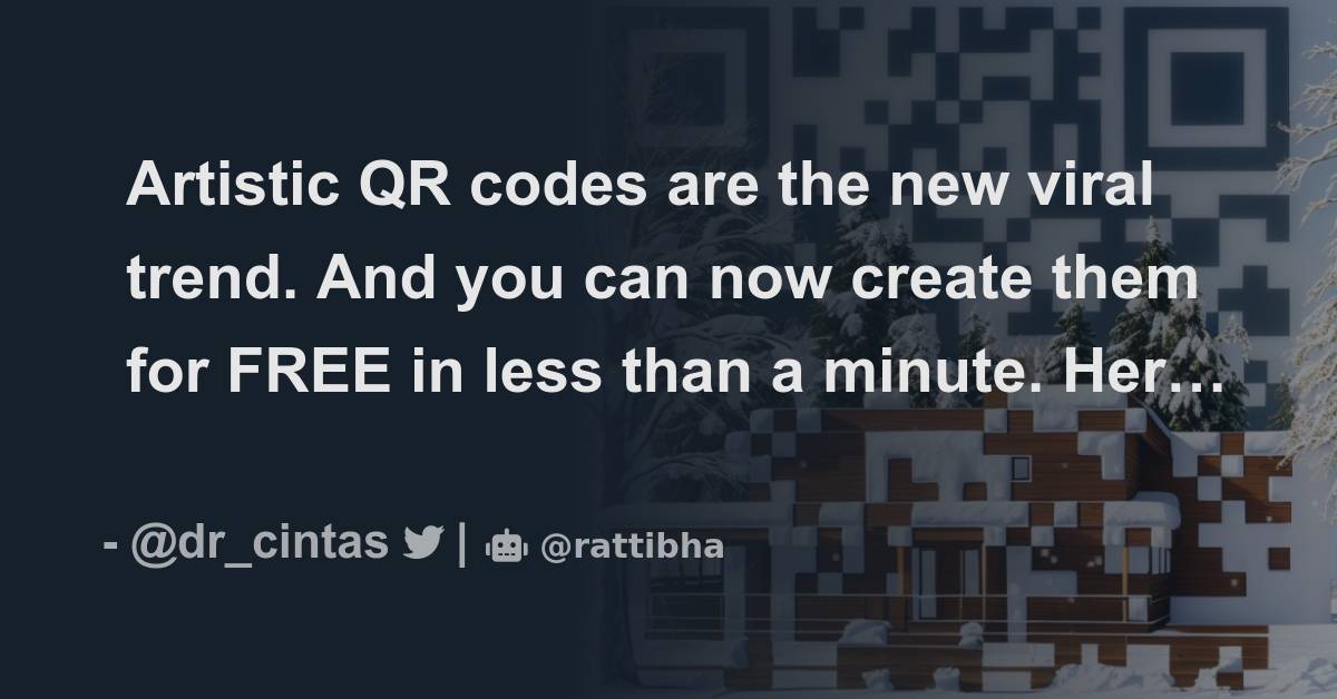 Artistic QR codes are the new viral trend. And you can now create them ...