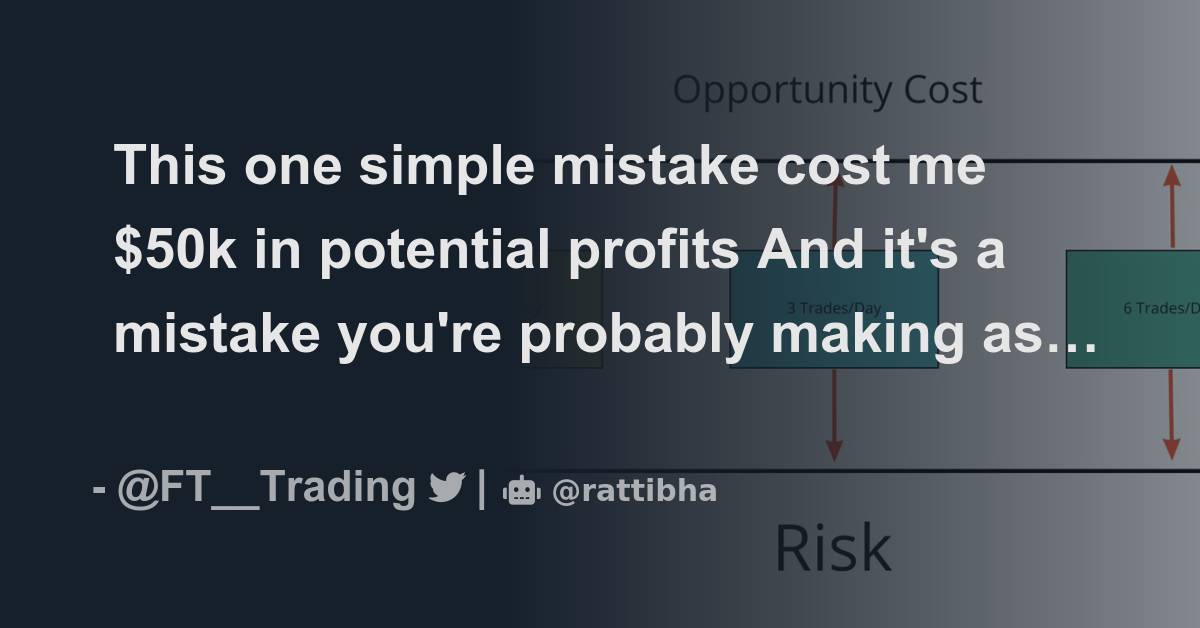 This one simple mistake cost me $50k in potential profits And it's a ...