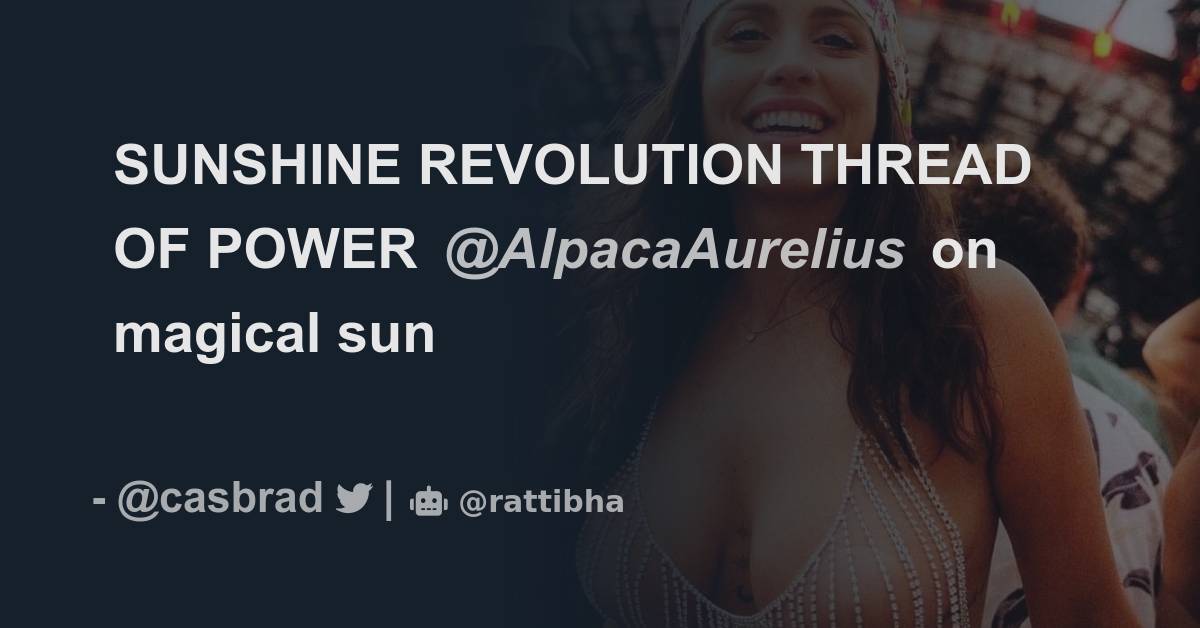 SUNSHINE REVOLUTION THREAD OF POWER - المسلسل من Case Bradford @casbrad - رتبها
