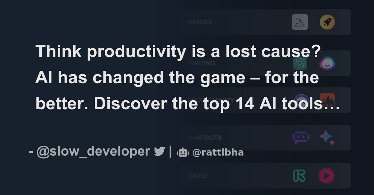 Think productivity is a lost cause? AI has changed the game – for the ...