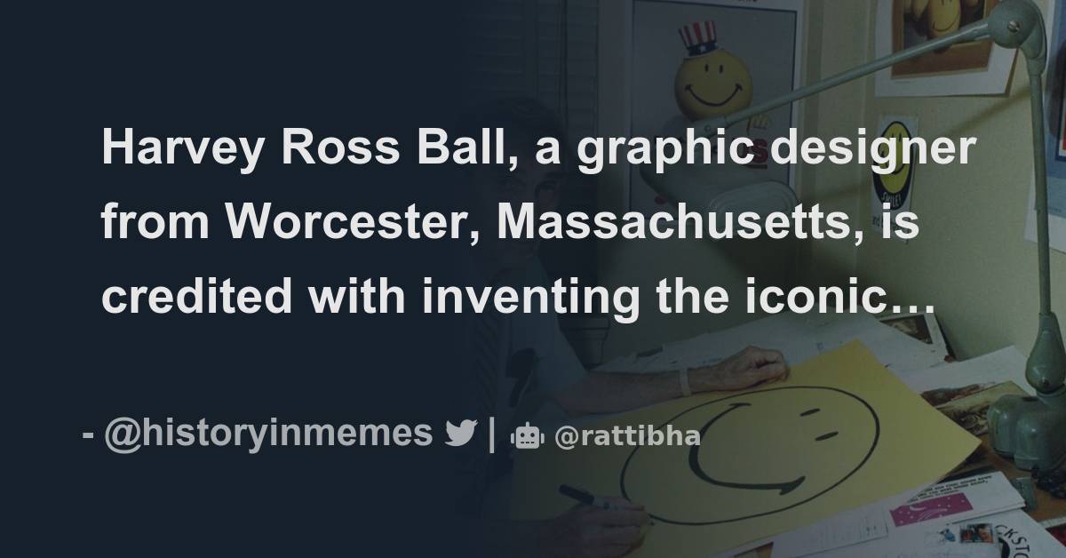 Harvey Ross Ball, a graphic designer from Worcester, Massachusetts, is ...