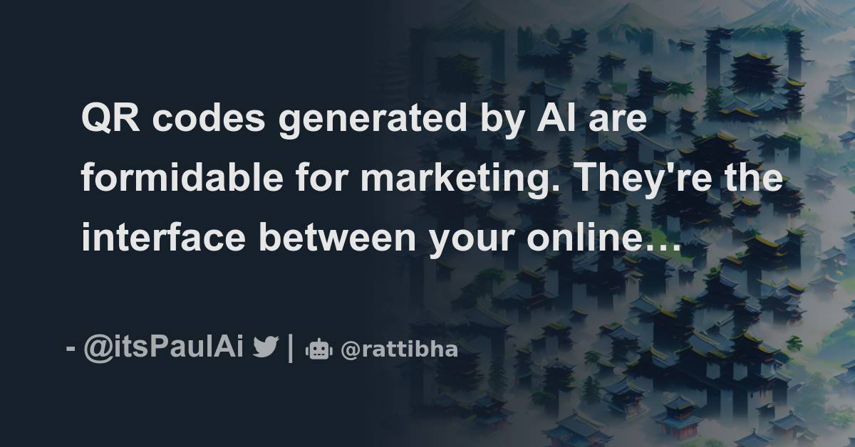 QR codes generated by AI are formidable for marketing. They're the ...