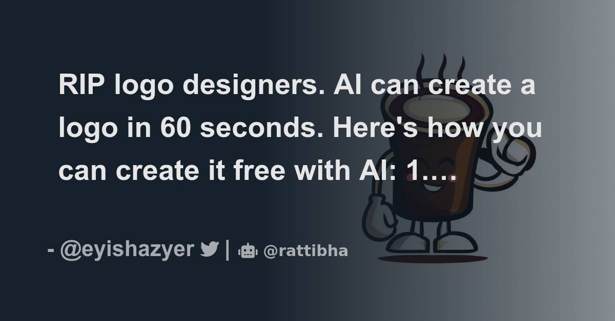 RIP logo designers. AI can create a logo in 60 seconds. Here's how you ...