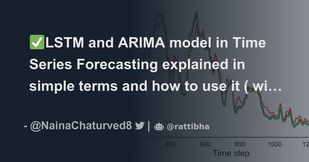 LSTM and ARIMA model in Time Series Forecasting explained in simple terms and how to use it ...