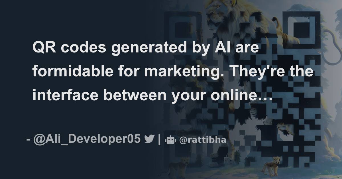 QR codes generated by AI are formidable for marketing. They're the ...