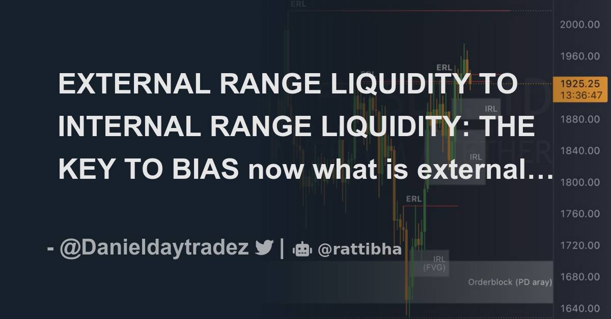 EXTERNAL RANGE LIQUIDITY TO INTERNAL RANGE LIQUIDITY: THE KEY TO BIAS ...