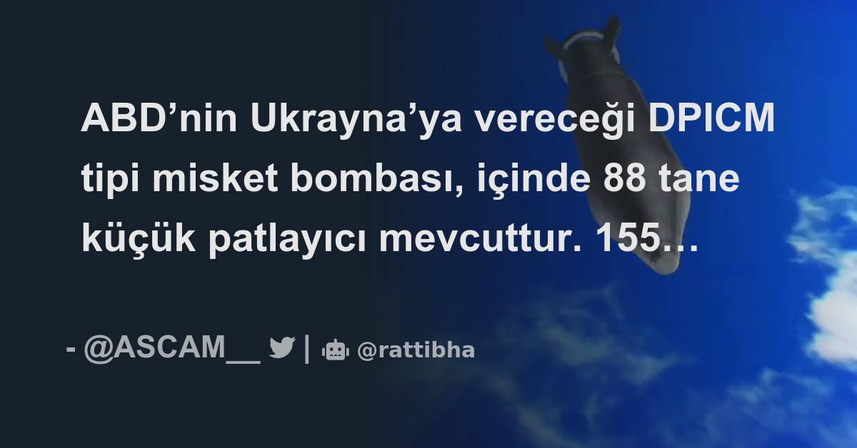ABD’nin Ukrayna’ya vereceği DPICM tipi misket bombası, içinde 88 tane ...