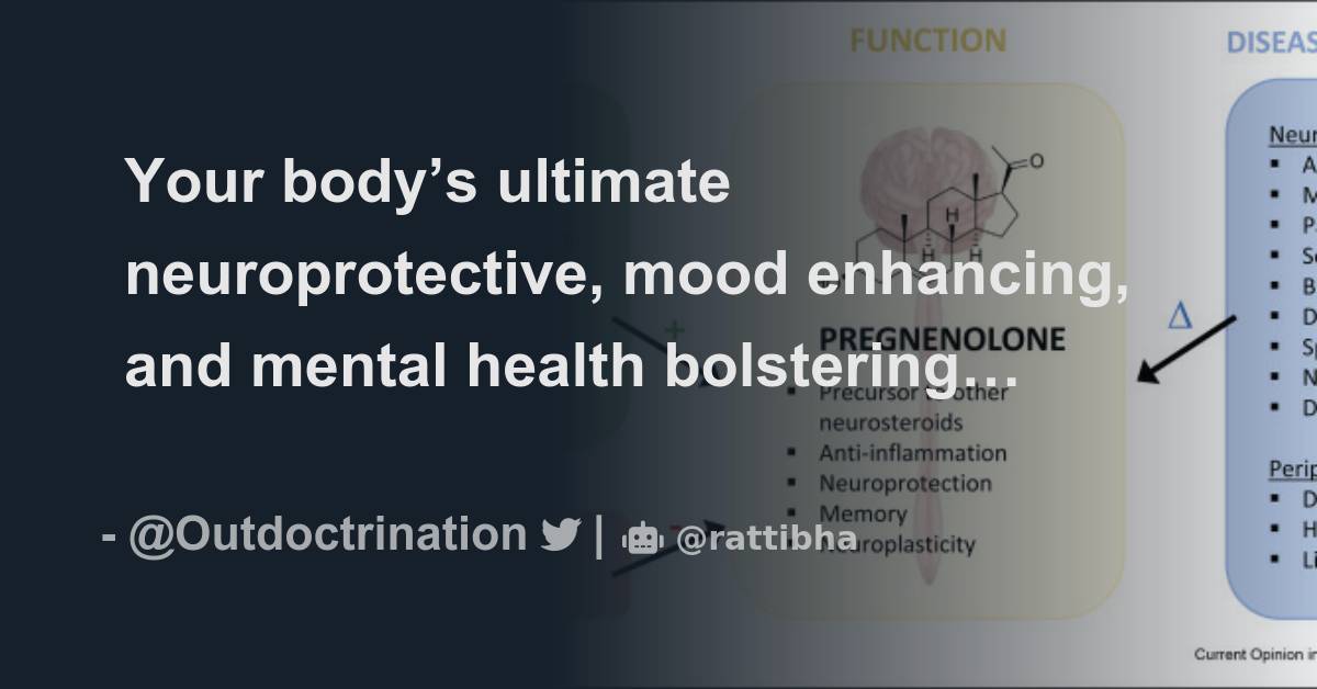 Your body’s ultimate neuroprotective, mood enhancing, and mental health bolstering endogenous ...