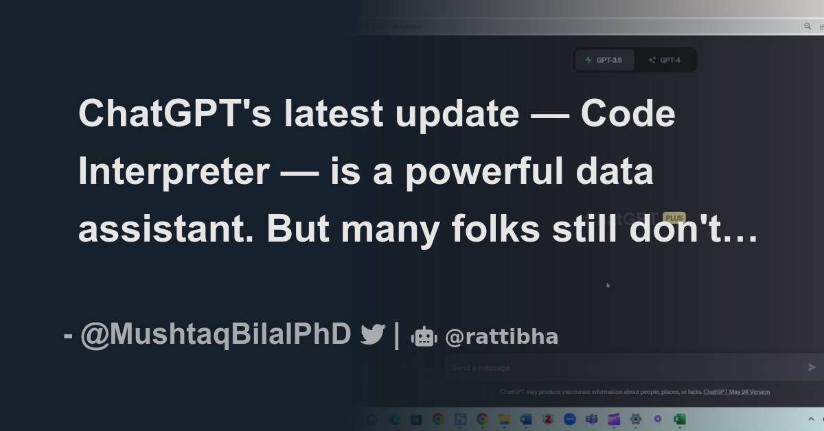 ChatGPT's latest update — Code Interpreter — is a powerful data ...
