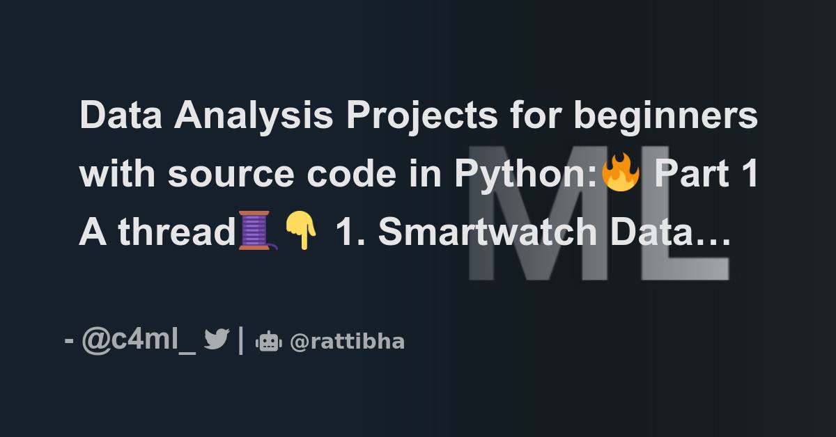 Data Analysis Projects For Beginners With Source Code In Python🔥 Part 5707