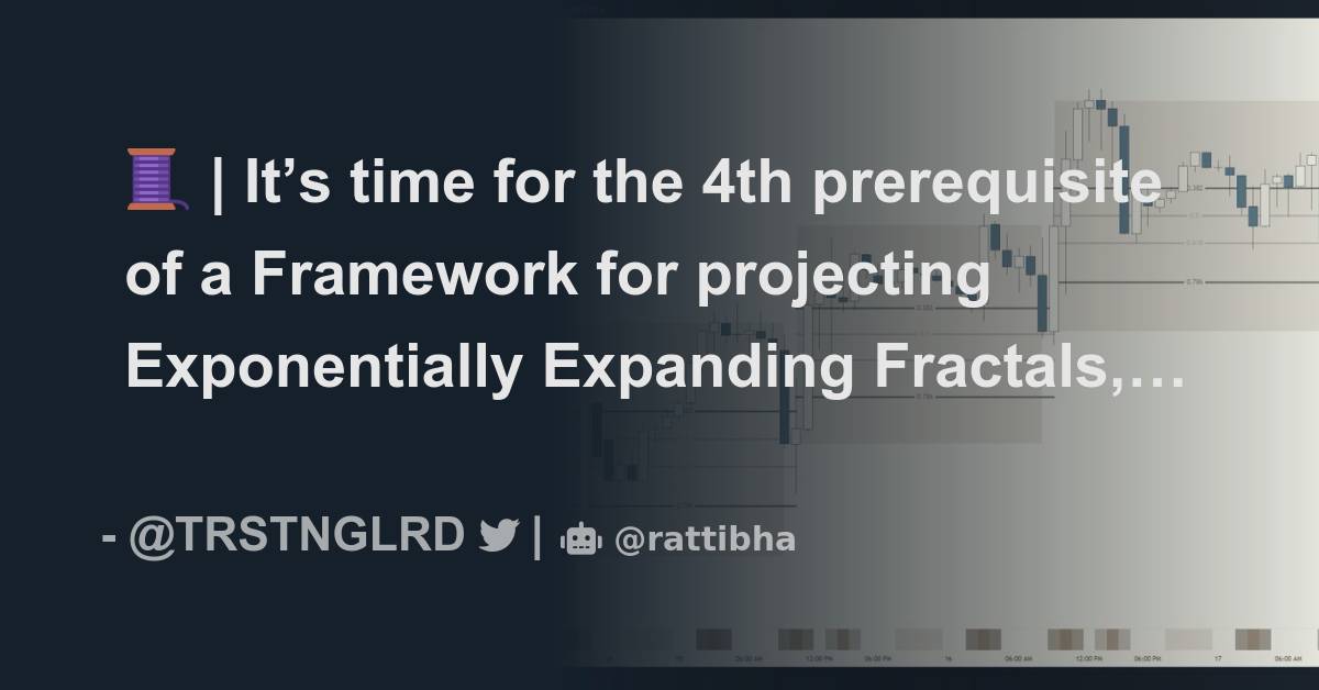 🧵 | It’s time for the 4th prerequisite of a Framework for projecting ...