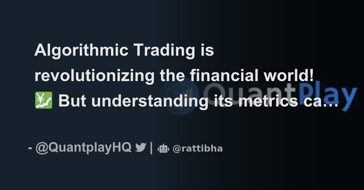 Algorithmic Trading is revolutionizing the financial world! 💹 But ...