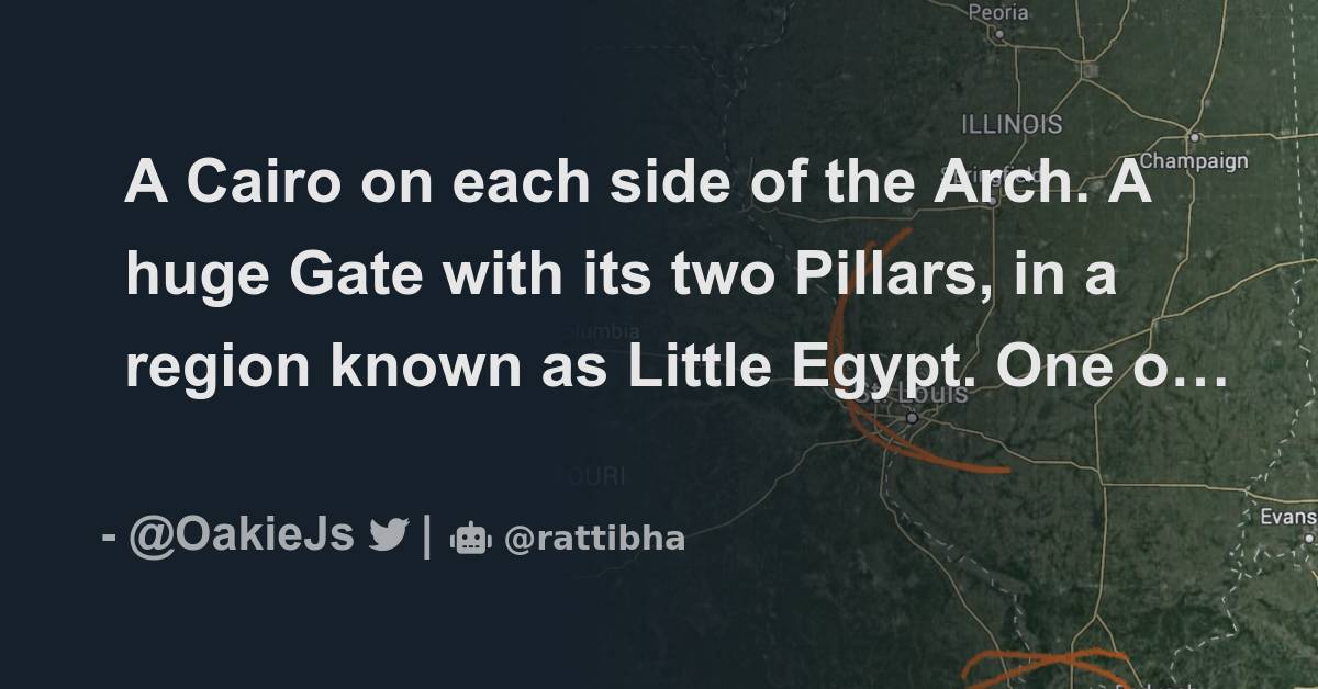 A Cairo on each side of the Arch. A huge Gate with its two Pillars, in ...