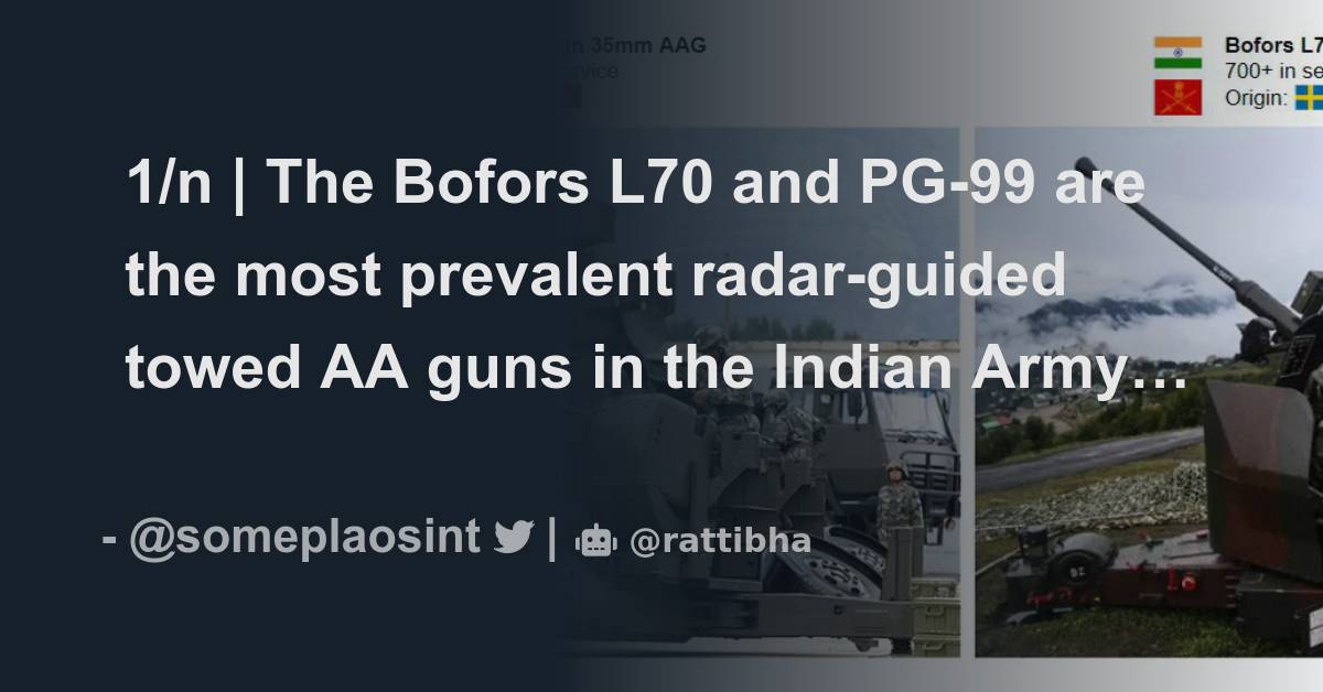 1/n | The Bofors L70 and PG-99 are the most prevalent radar-guided ...