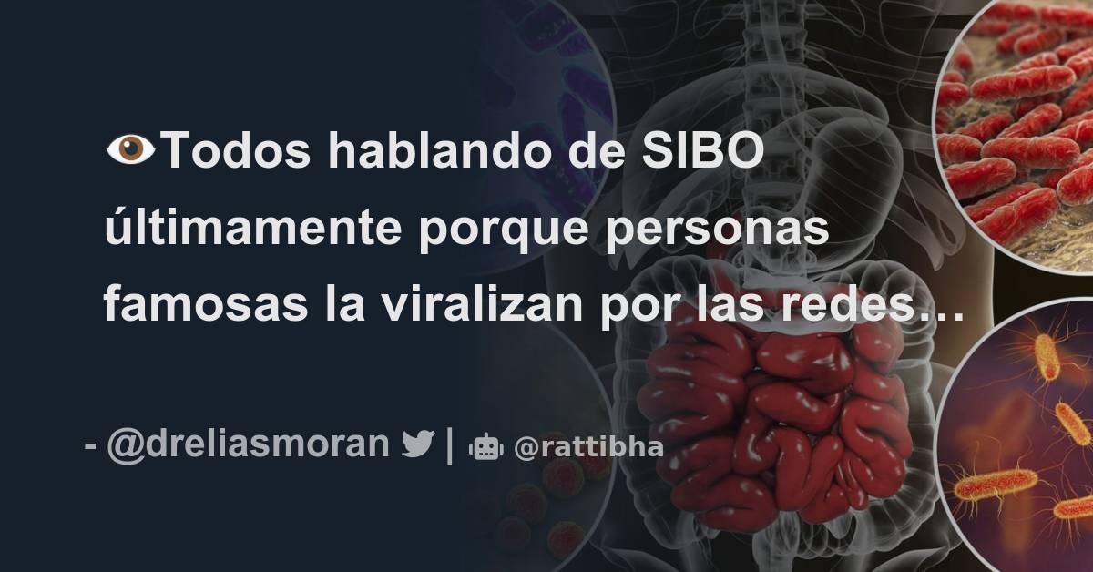 👁️Todos hablando de SIBO últimamente porque personas famosas la ...