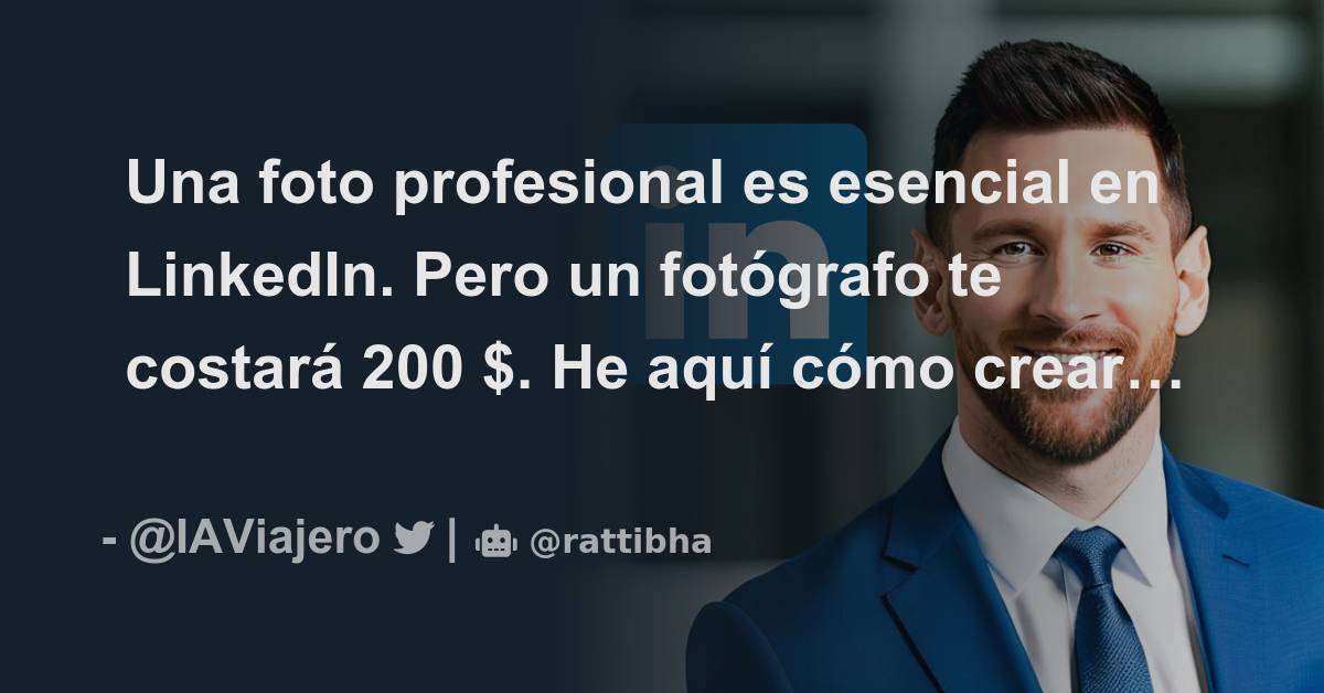 Una foto profesional es esencial en LinkedIn. Pero un fotógrafo te costará 200 $. He aquí cómo ...