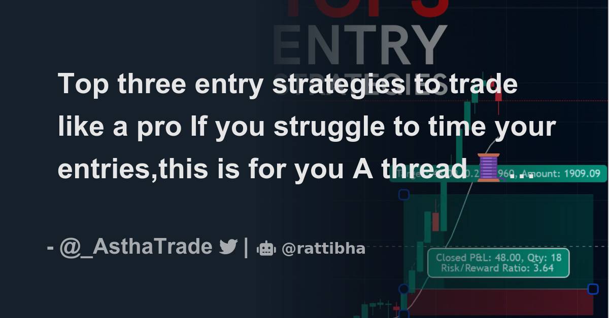 Top three entry strategies to trade like a pro If you struggle to time ...