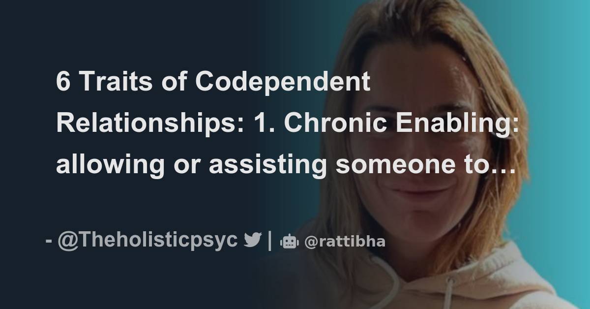 6 Traits of Codependent Relationships: - Thread from Dr. Nicole LePera ...