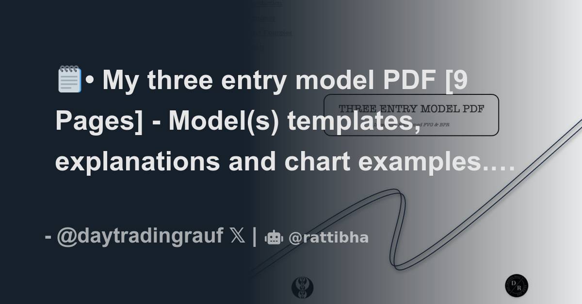 🗒️• My three entry model PDF [9 Pages] - Model(s) templates ...