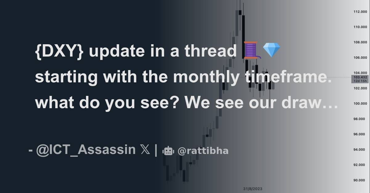 {DXY} update in a thread 🧵💎 starting with the monthly timeframe. what ...