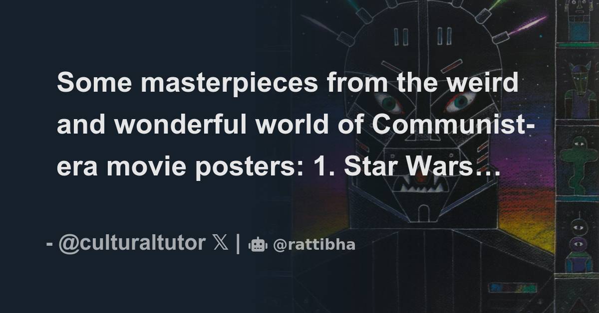 Some masterpieces from the weird and wonderful world of Communist-era ...