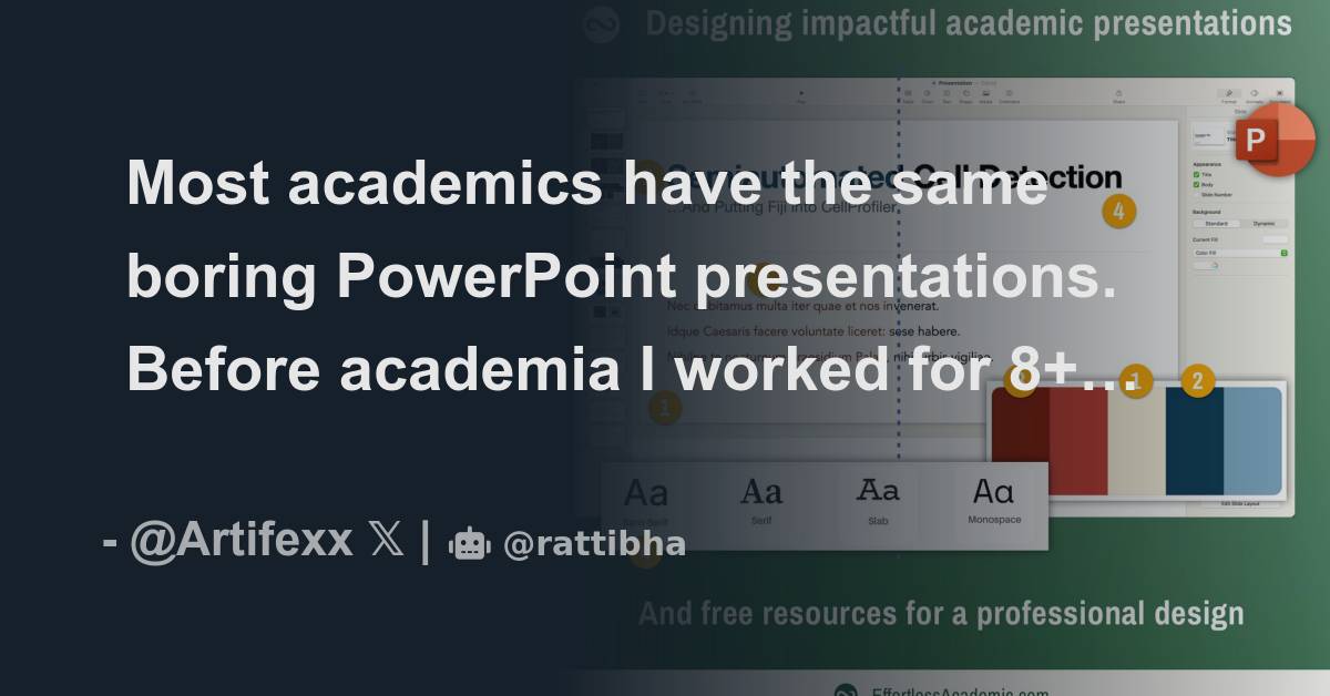 Most academics have the same boring PowerPoint presentations. Before ...