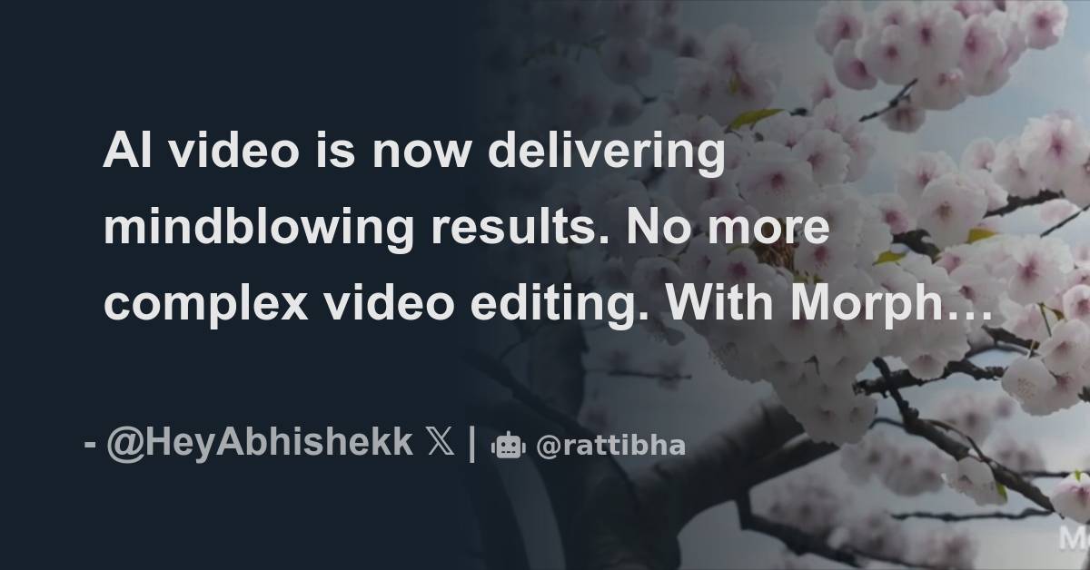 AI video is now delivering mindblowing results. No more complex video ...