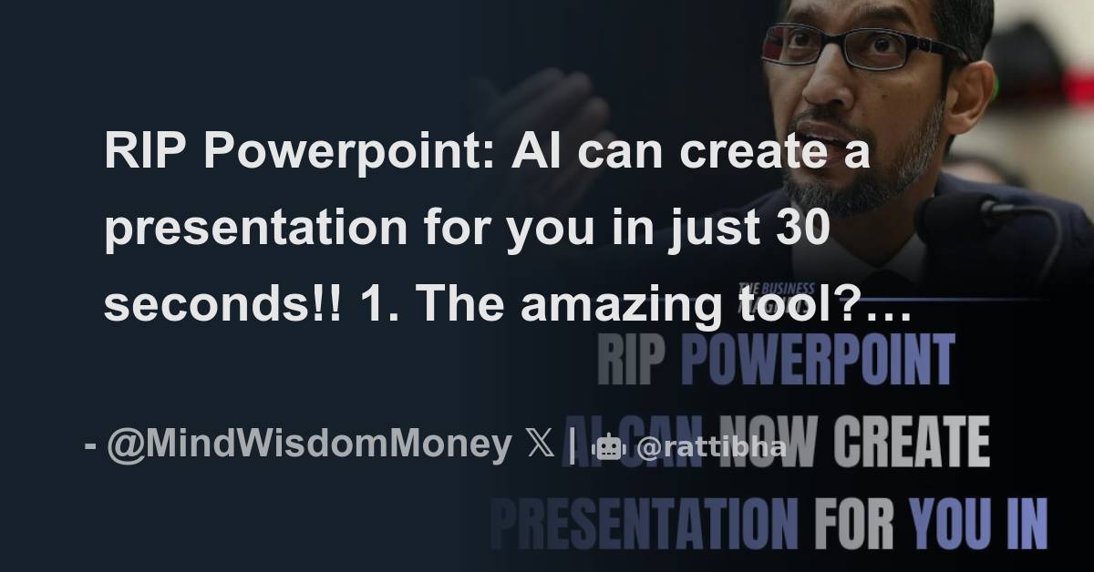 RIP Powerpoint: AI can create a presentation for you in just 30 seconds ...