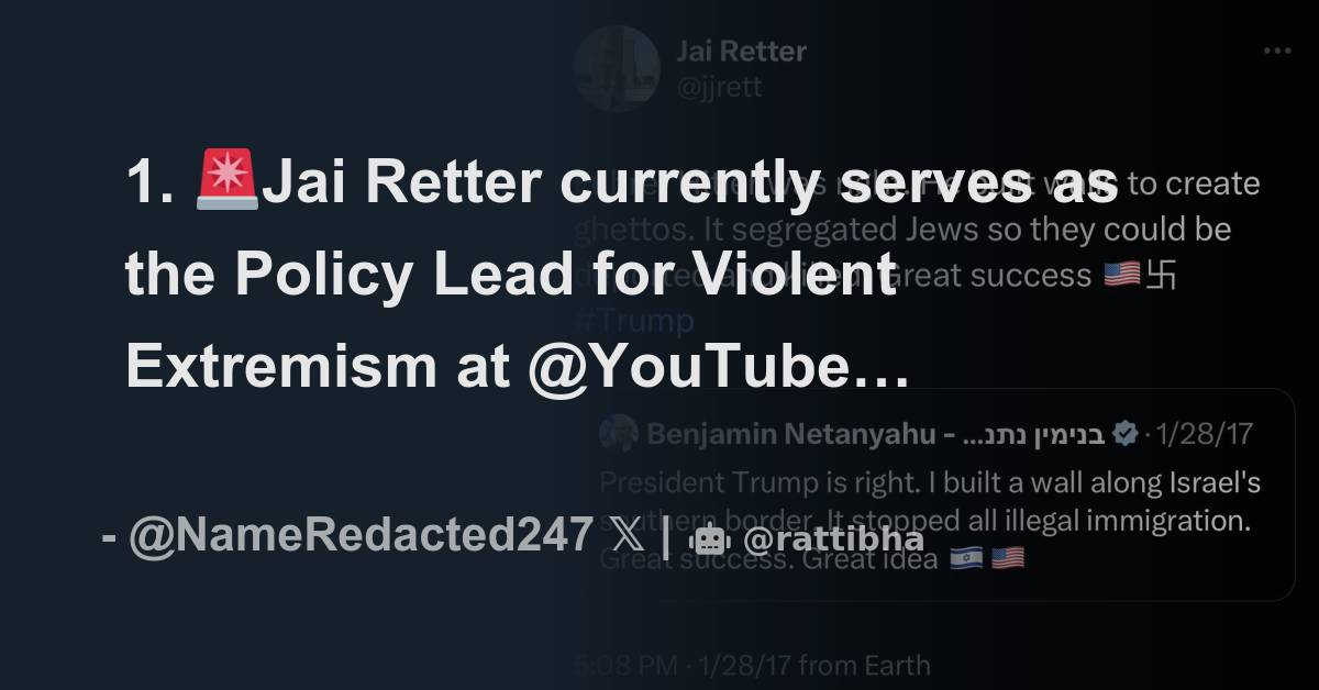 1. 🚨Jai Retter currently serves as the Policy Lead for Violent ...