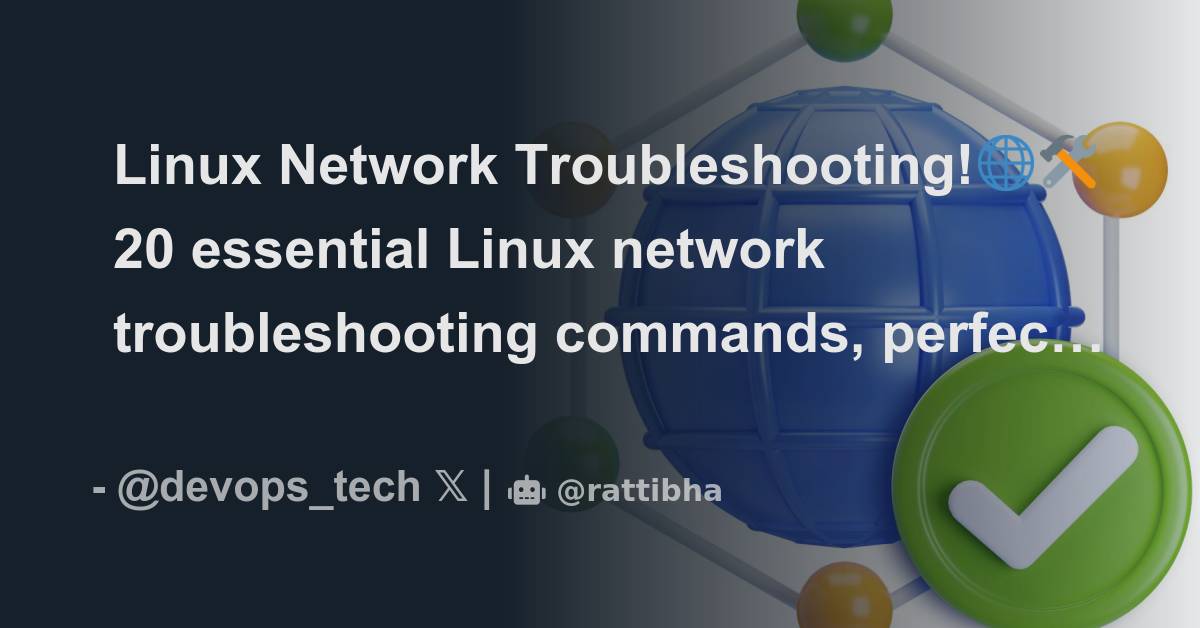 Linux Network Troubleshooting!🌐🛠️ 20 essential Linux network ...