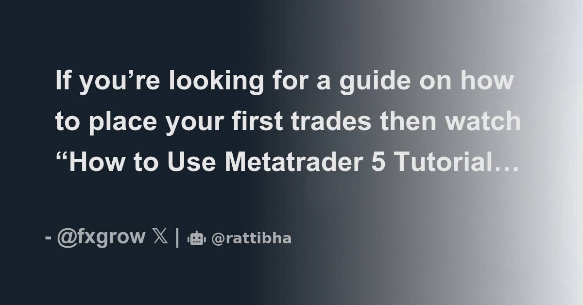 If you’re looking for a guide on how to place your first trades then ...