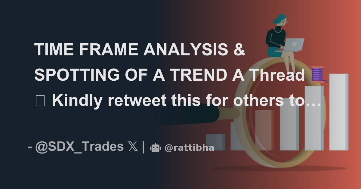 TIME FRAME ANALYSIS & SPOTTING OF A TREND A Thread 🧵🪡 Kindly retweet ...