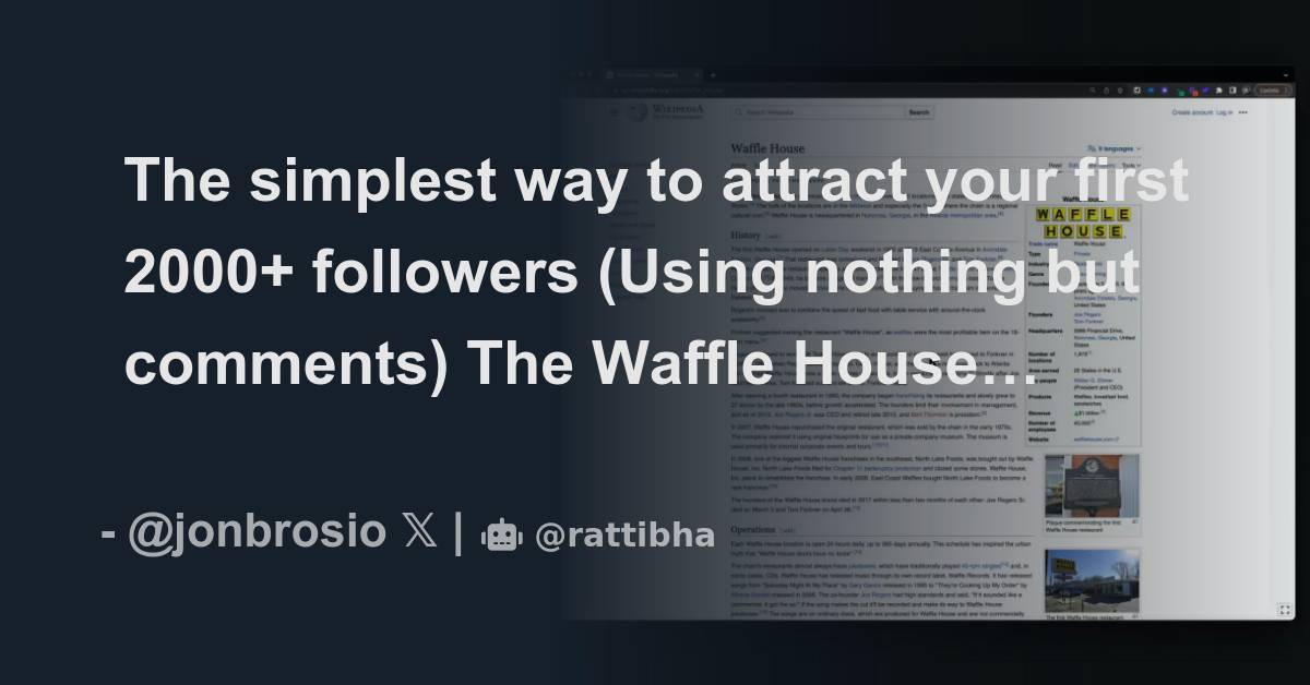 The simplest way to attract your first 2000+ followers (Using nothing ... The simplest way to attract your first 2000+ followers (Using nothing ...