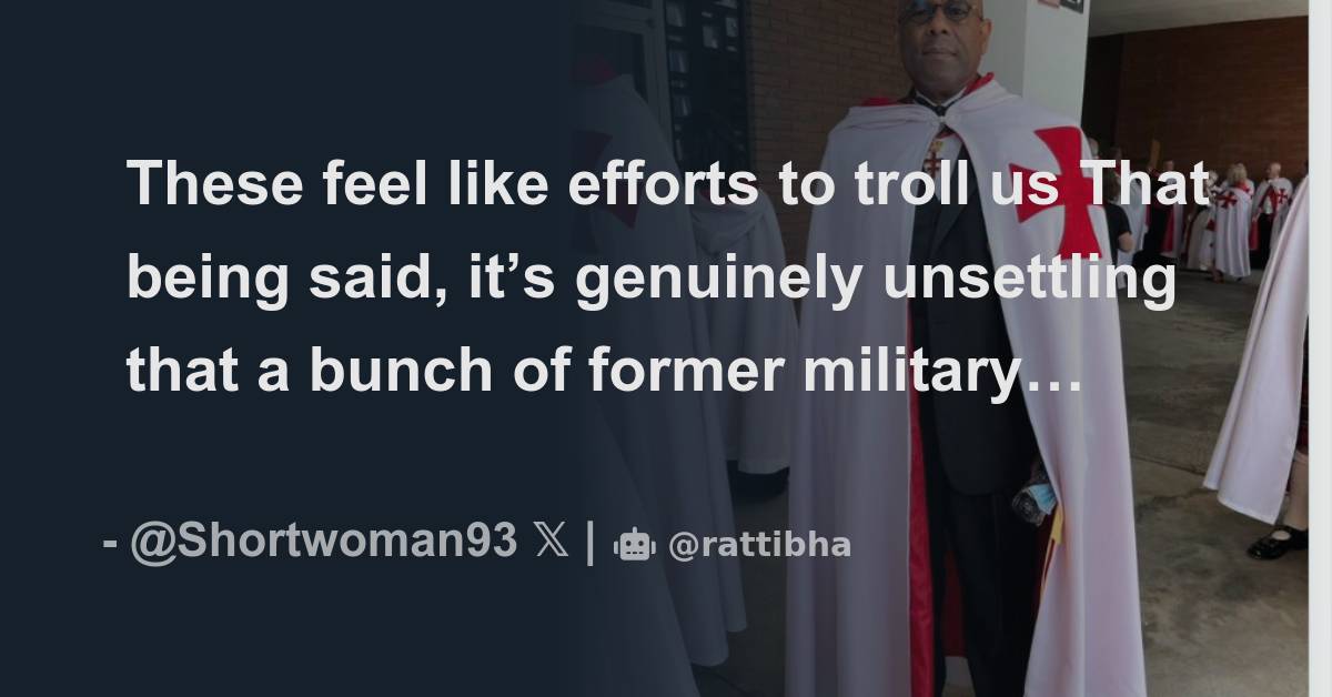 These feel like efforts to troll us - Thread from Kate @Shortwoman93 ...