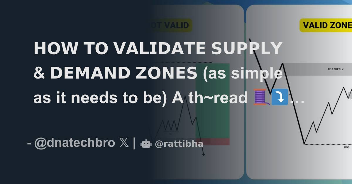 𝗛𝗢𝗪 𝗧𝗢 𝗩𝗔𝗟𝗜𝗗𝗔𝗧𝗘 𝗦𝗨𝗣𝗣𝗟𝗬 & 𝗗𝗘𝗠𝗔𝗡𝗗 𝗭𝗢𝗡𝗘𝗦 (as simple as it needs to be) A th~read 🧵⤵️ - Thread from ...